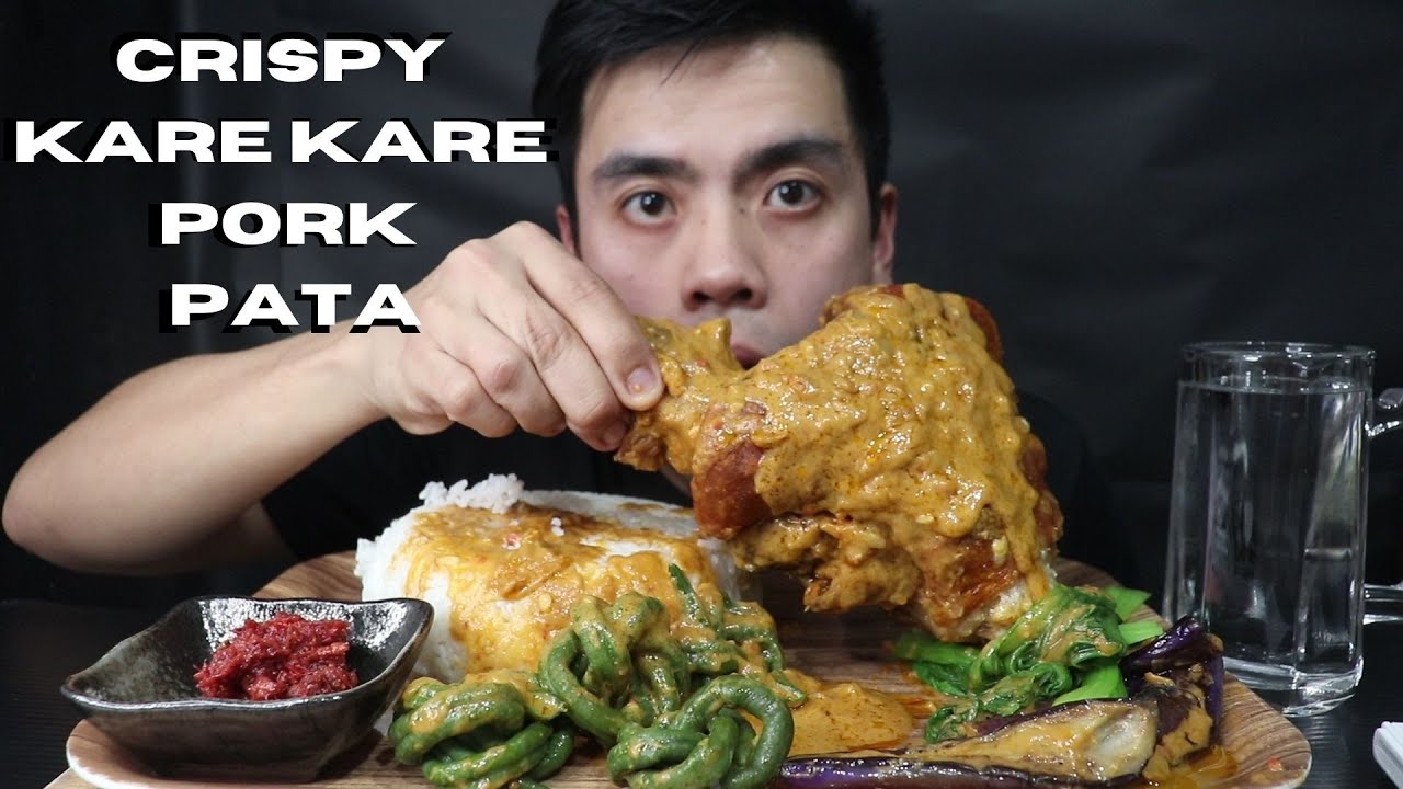 CRISPY KARE KARE PORK PATA MUKBANG - YouTube