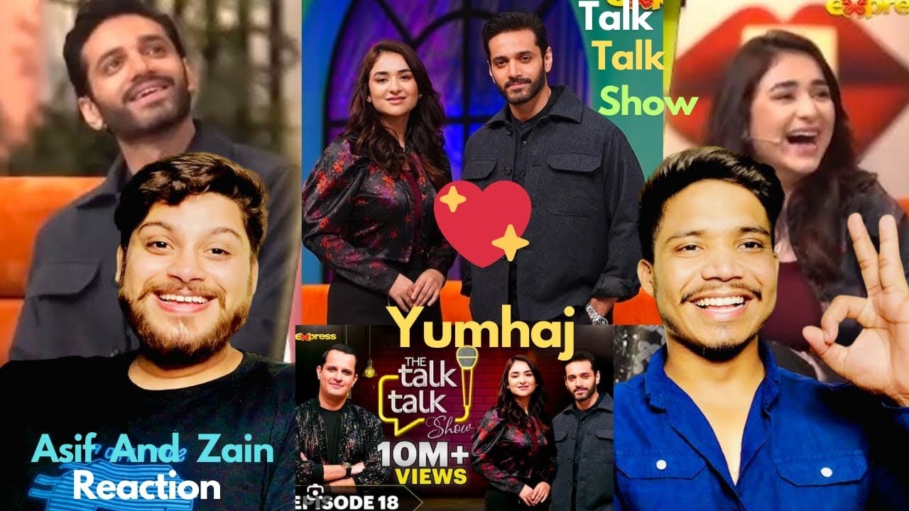 🇮🇳Indian React On Talk Talk Show Part-04 With Yumna Zaidi And Wahaj Ali ...