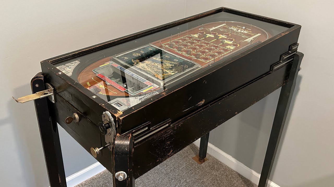 1933 Rock-ola World’s Fair Jigsaw Pinball Gameplay - YouTube