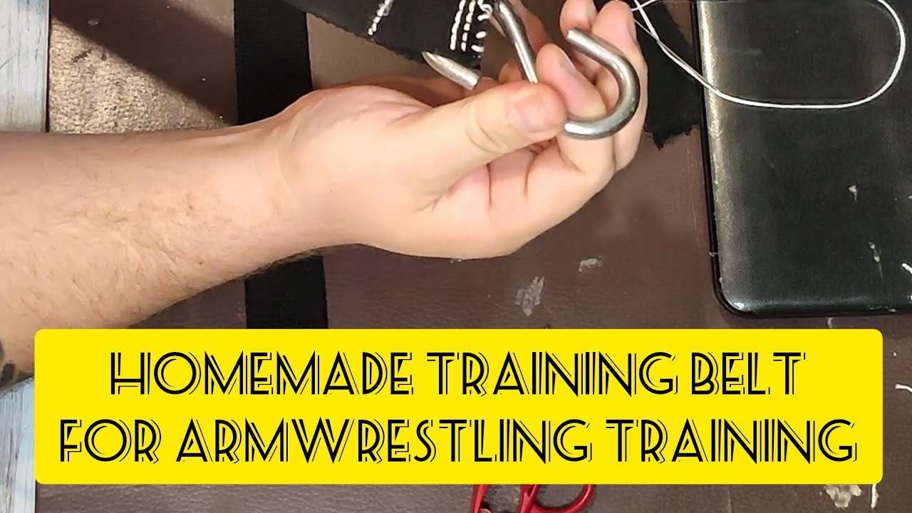 Homemade Armwrestling Training Belt, Cheap and Easy DIY - YouTube