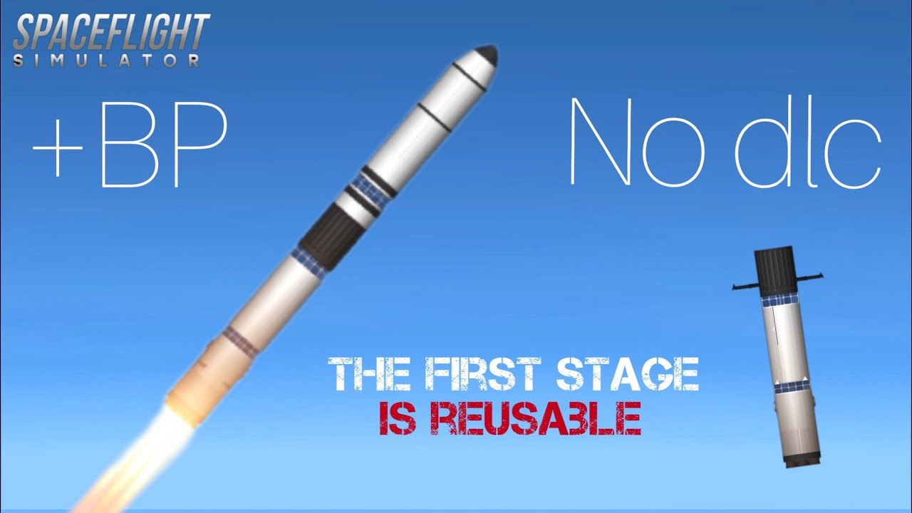 SFS «Jangmi» reusable rocket flight | No dlc +bp - YouTube