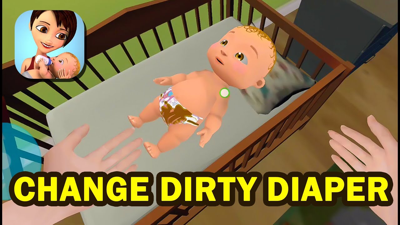 Mother Life Simulator Game #21 | Change Dirty Diaper - YouTube