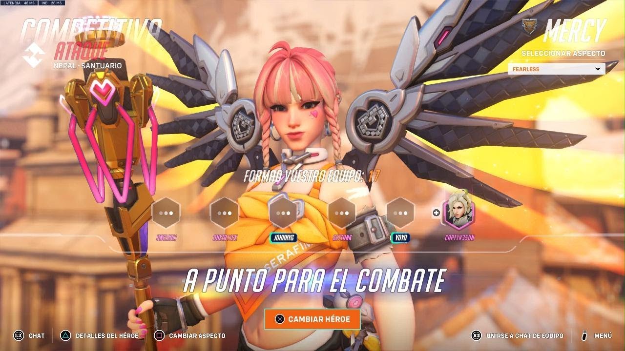 Fearless Mercy - 0 deaths! Competitive 6v6 Nepal - Season 15 - YouTube
