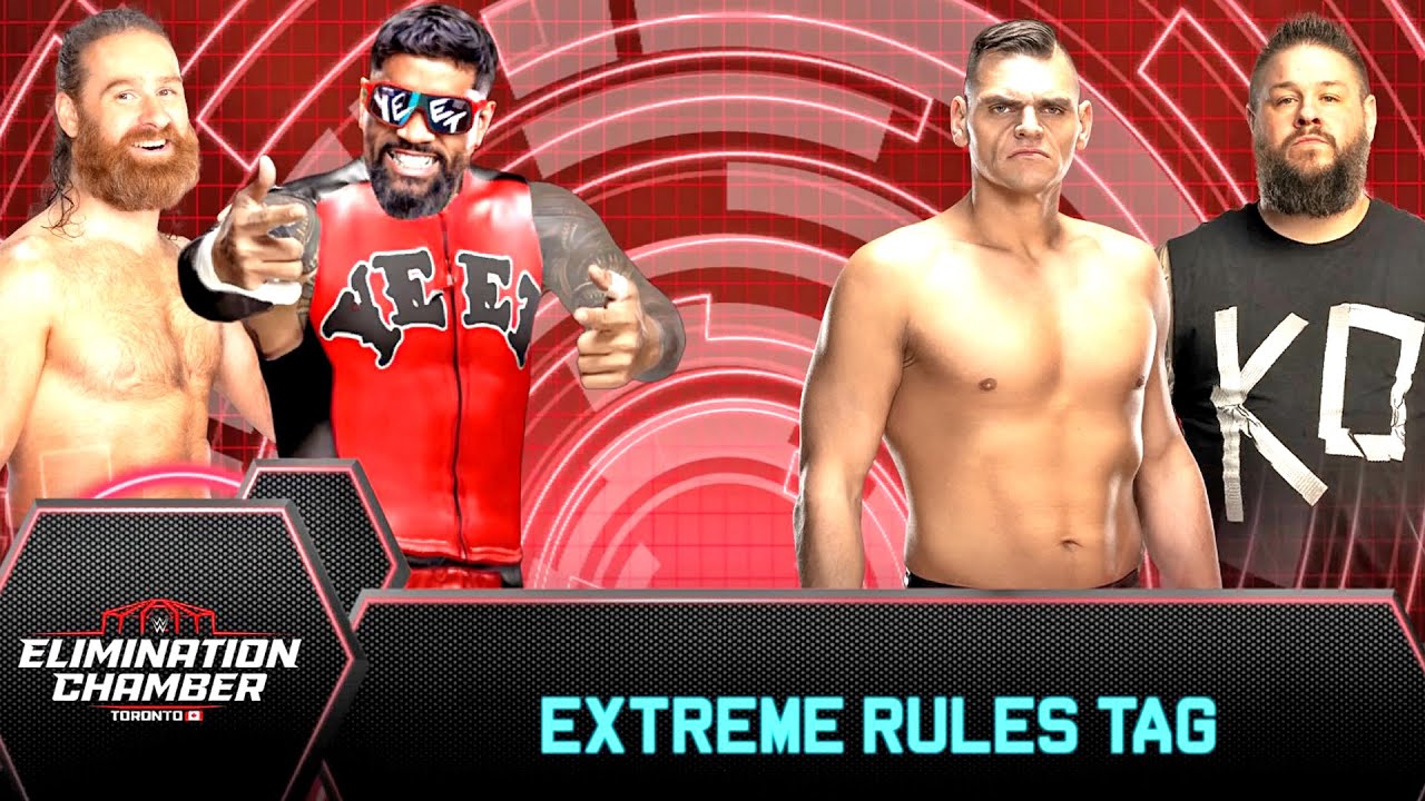 WWE 2K24 Jey Uso & Sami Zayn vs Kevin Owens & Gunther - YouTube