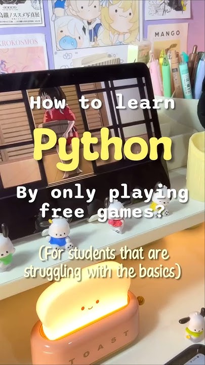 learn python by playing games #python - YouTube