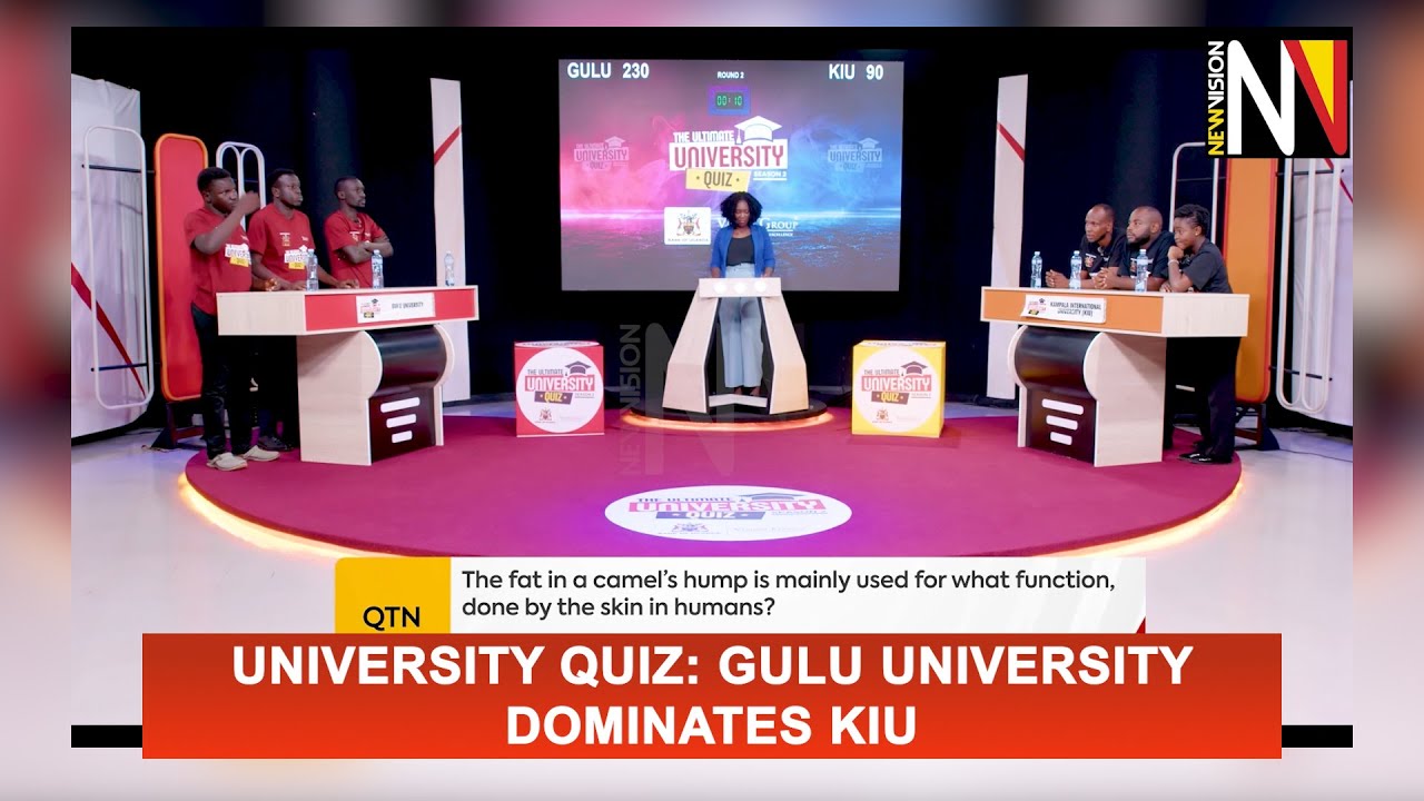 University quiz: Gulu University dominates KIU - YouTube