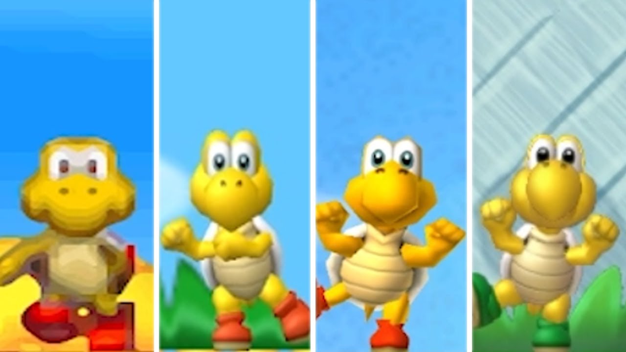 Evolution of Bah Bah Dance in New Super Mario Bros. Series - YouTube