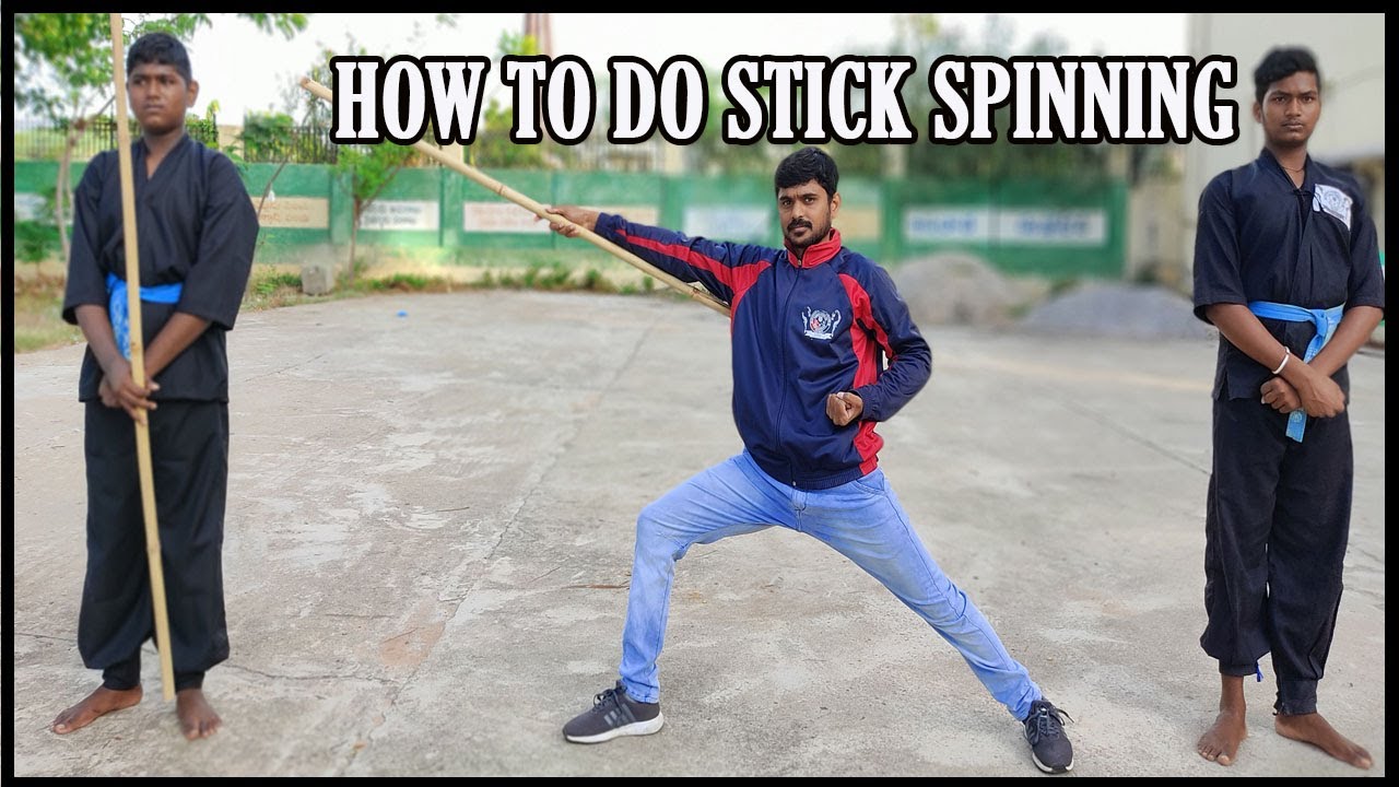 How to do Stick Spinning with One Hand|Stick spinning Techniques - YouTube