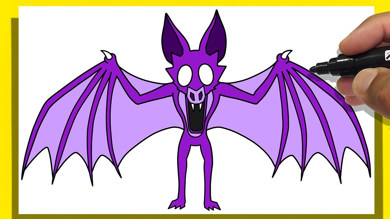How To Draw ROBLOX - BAT 99 Nights in The Forest ( EASY ) - YouTube