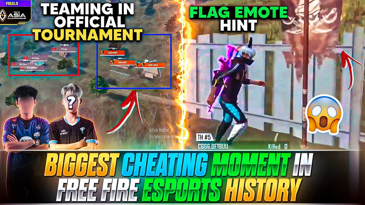 BIGGEST CHEATING MOMENT IN FREE FIRE ESPORTS HISTORY !! | FREE FIRE ...