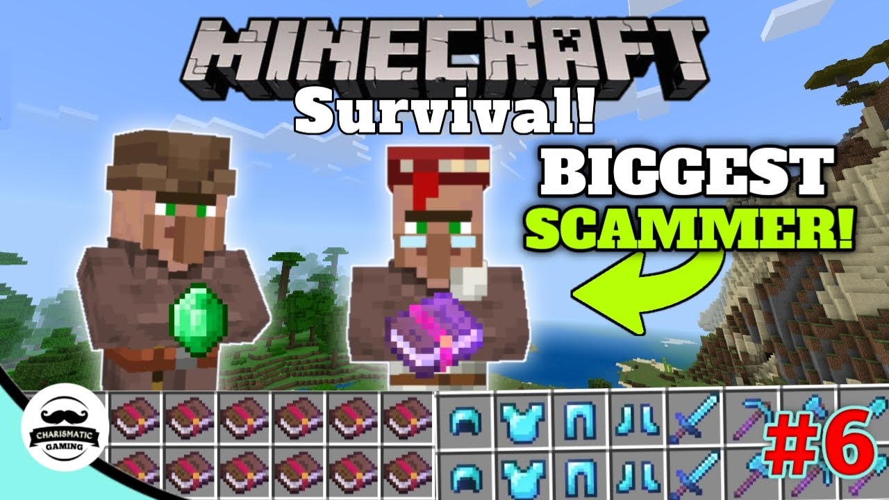 I GOT SCAMMED BY THE VILLAGERS! IN MINECRAFT | Minecraft 1.20 - YouTube