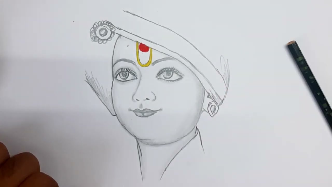 Lord Swaminarayan drawing - YouTube