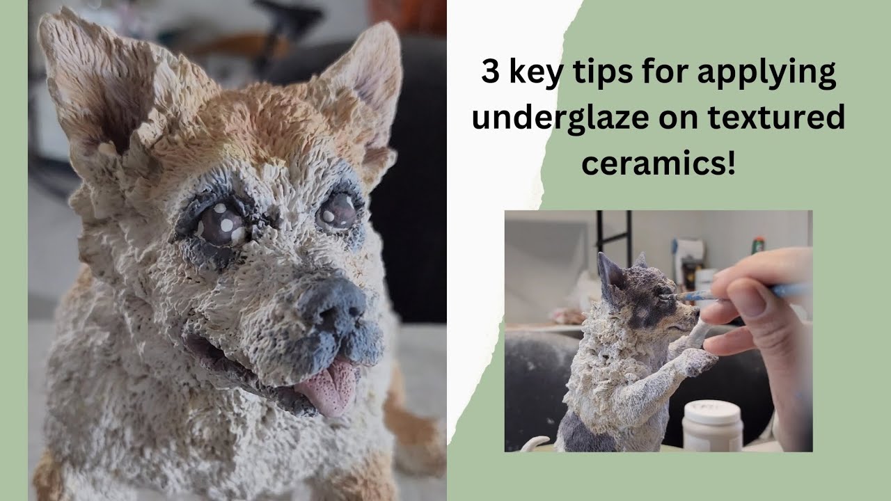 Underglaze techniques that will give amazing results on ANY texture ...