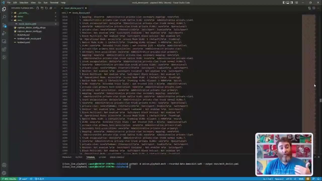 Create a mock network device, with a working CLI, using pyATS - YouTube
