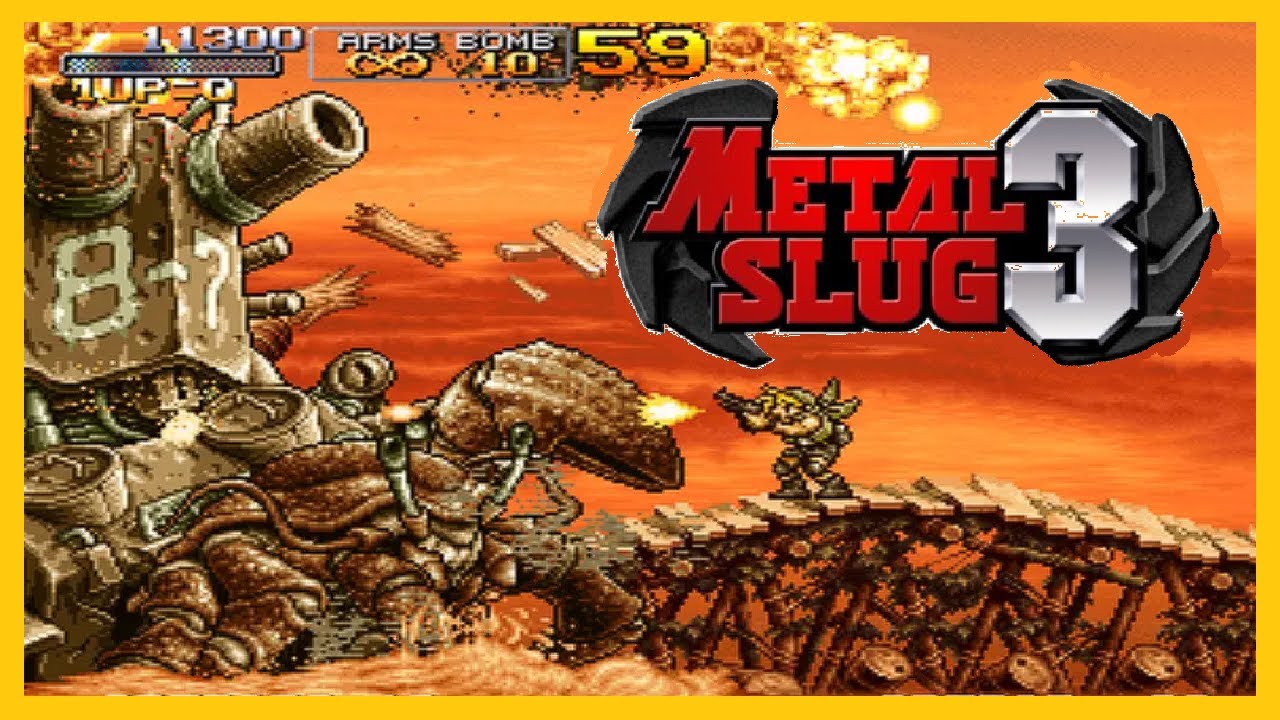 METAL SLUG 3 - VERY FRENETIC AND DIFICULT BUT FUN!! WE GO TO SPACE ...
