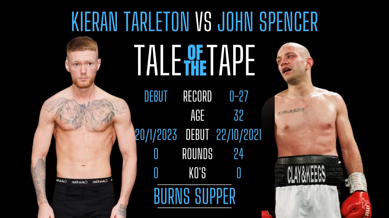 KIERAN TARLETON VS JOHN SPENCER | FOOTAGE - YouTube