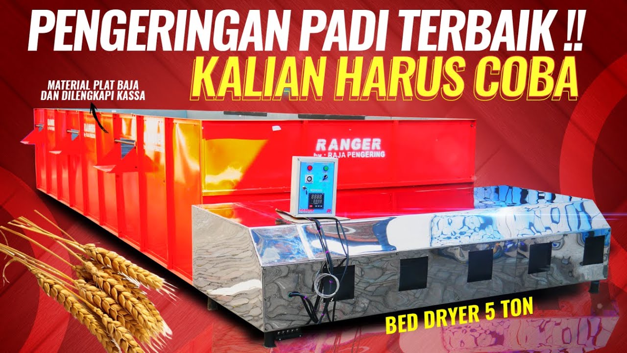 Sudah pasti merata pengeringan hanya beberapa jam!! oven gabah ukuran ...