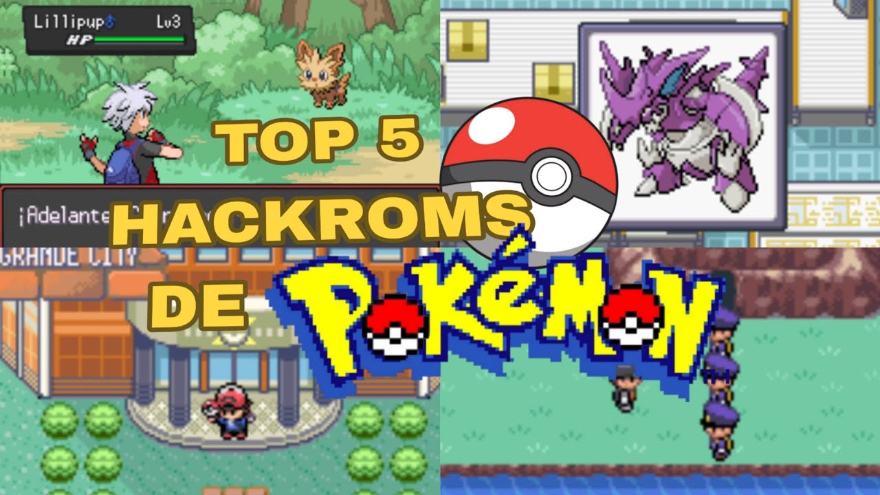 LOS MEJORES HACKROMS DEL 2023!!?- Top 5 mejores hackroms de Pokémon _ Kalo. - YouTube