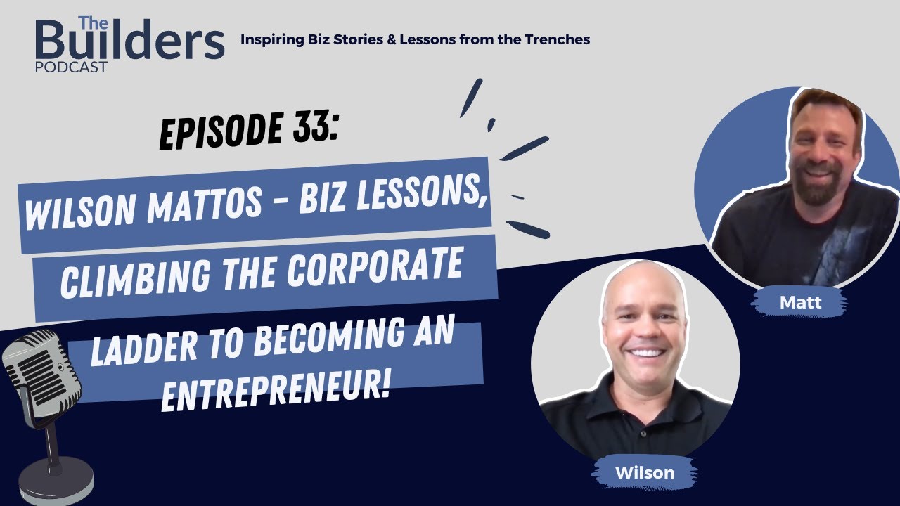 Wilson Mattos – Biz Lessons, Climbing the Corp. Ladder to Becoming an ...