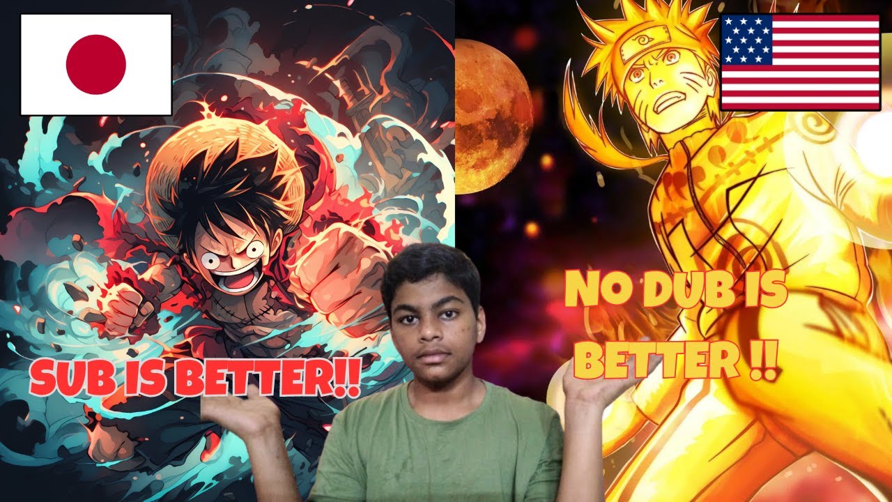 Sub Vs Dub! Anime Debate #anime #subvsdub - YouTube