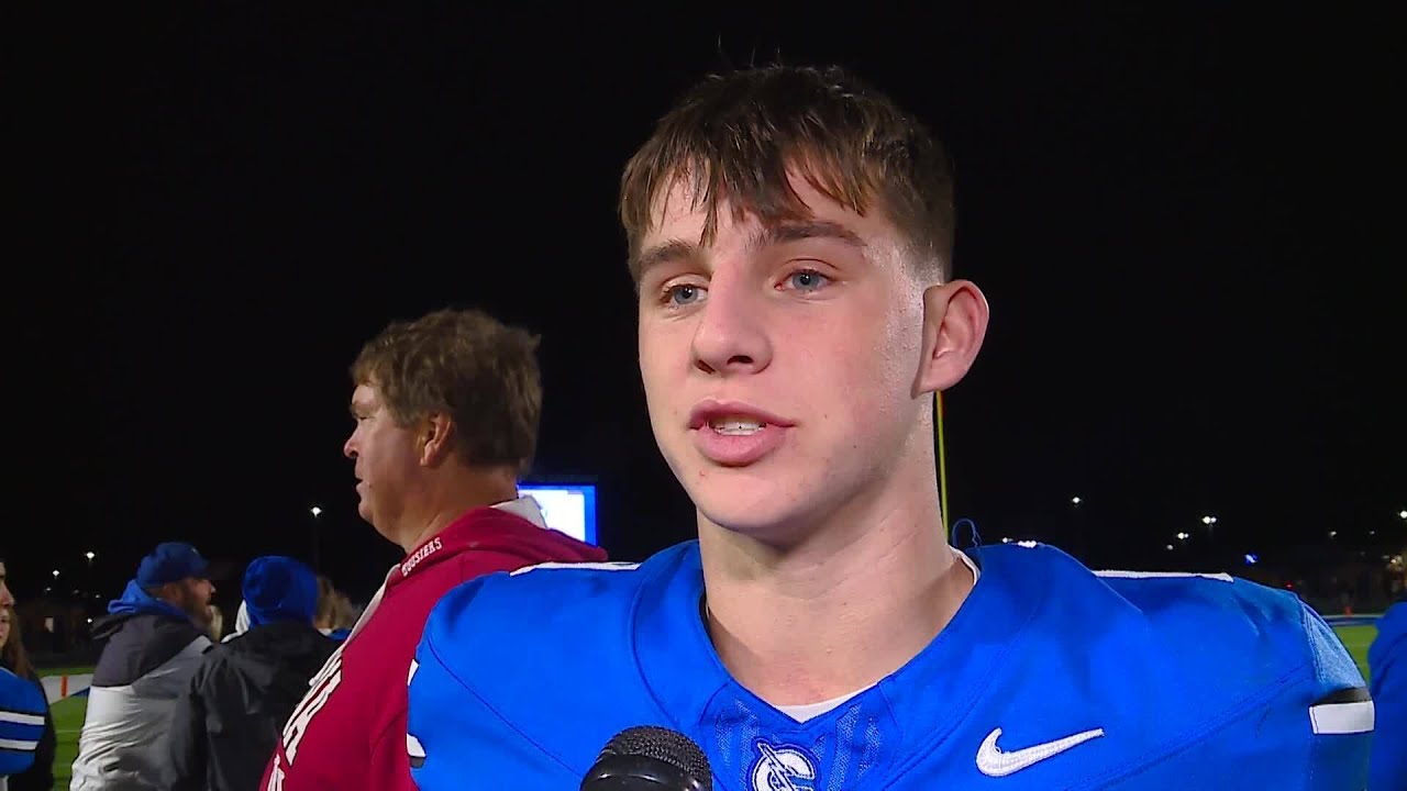 Carroll junior quarterback Gabe Frisinger postgame interview 11/7/2025 ...