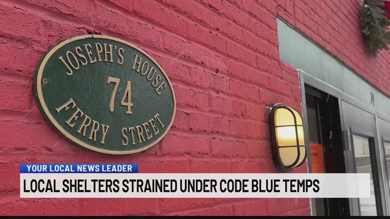 Code Blue shelters hit max capacity - YouTube