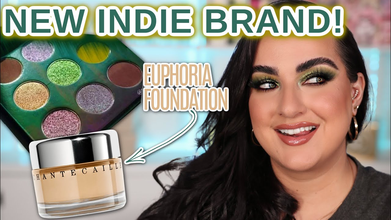 I TRIED THE EUPHORIA FOUNDATION & NEW INDIE EYESHADOWS | GRWM - YouTube