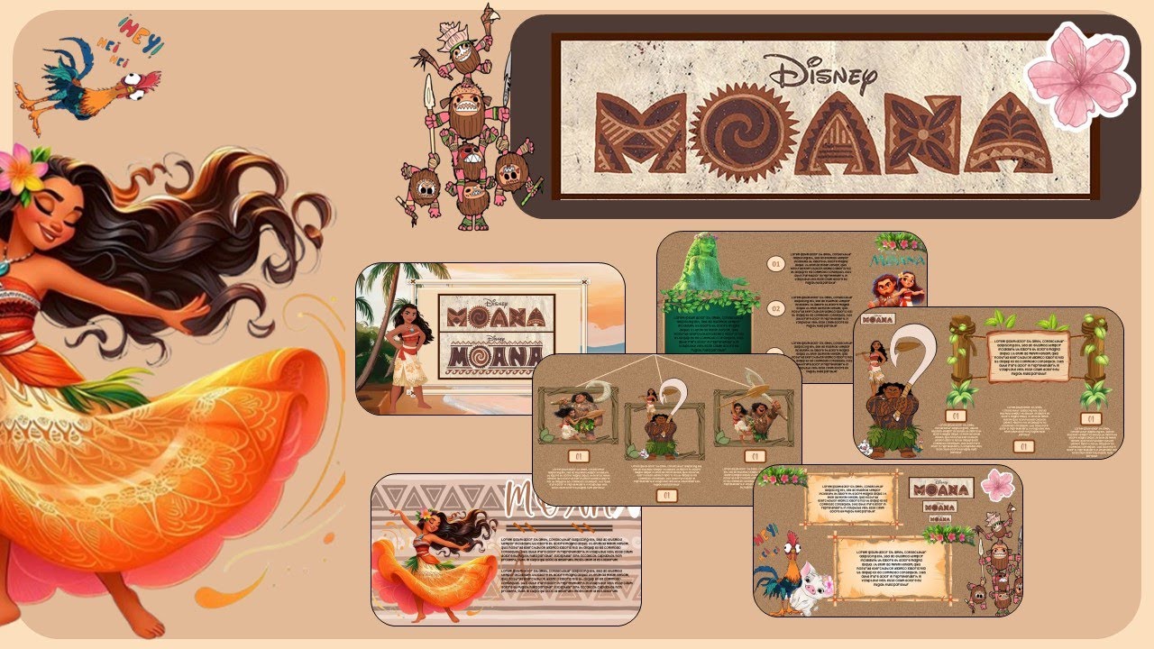 MOANA INSPIRED PPT TUTORIAL l MORPH ANIMATION PPT#100 - YouTube