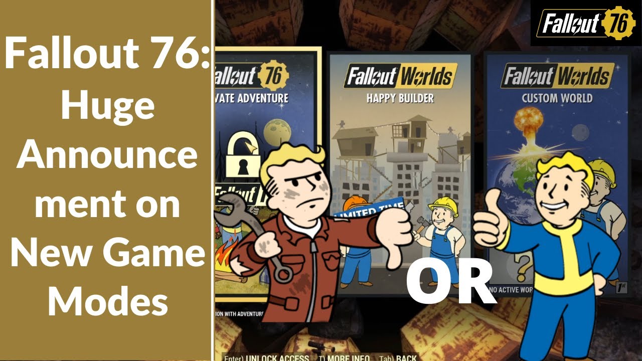 Fallout 76: The New Game Modes: Customized worlds! Are they any good ...