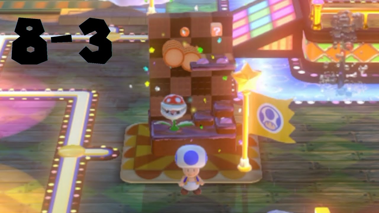 SM3DW (Wii U) 8-3 in 59s - YouTube