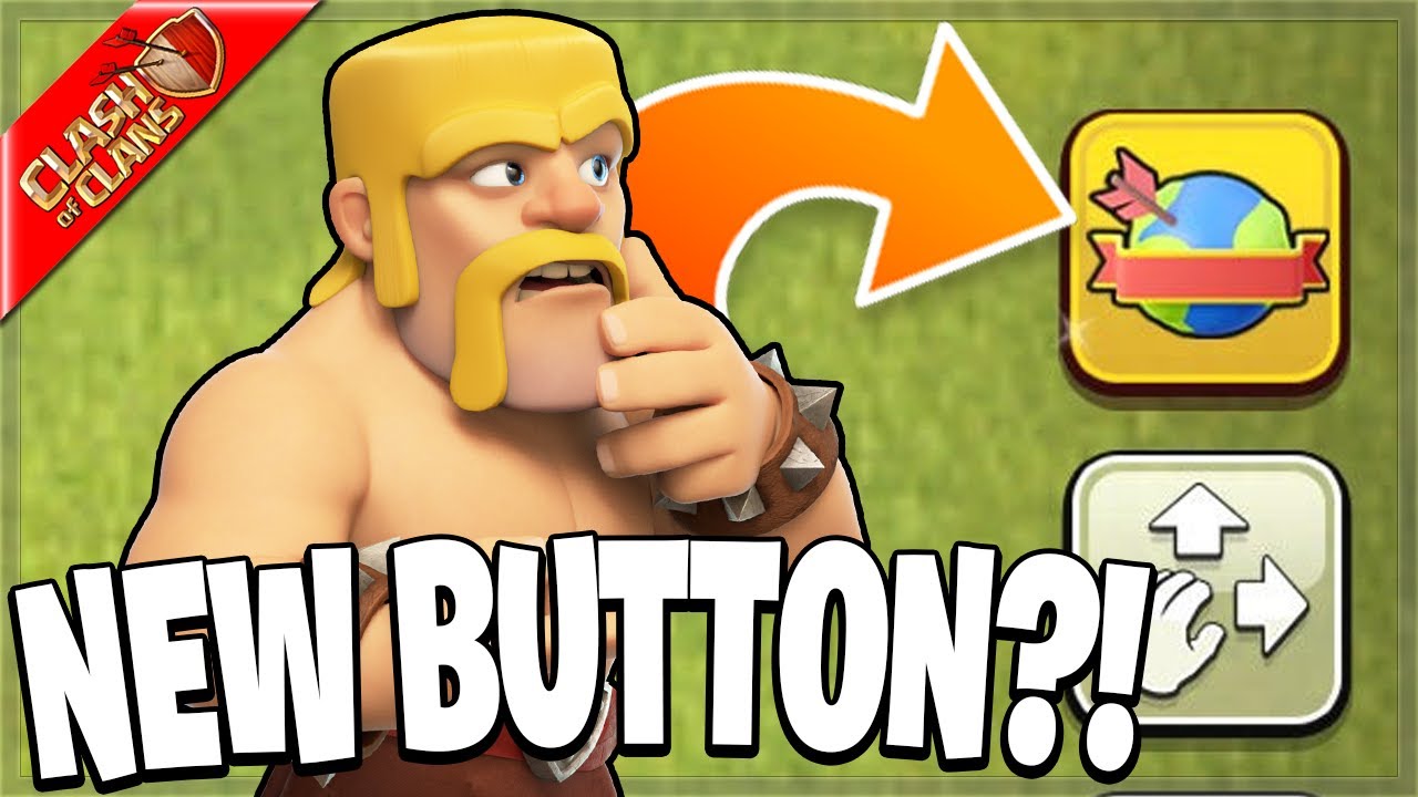 What's this NEW Button in Clash of Clans?! - YouTube