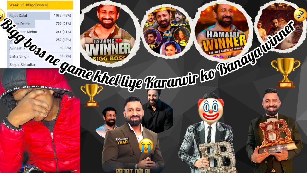 🥺Bigg boss ne Kheli game Karanveer ko winner Banaya 🥺 #like #subscribe ...