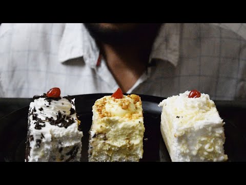 WHICH PASTRY IS BETTER??????? ASMR EATING.................