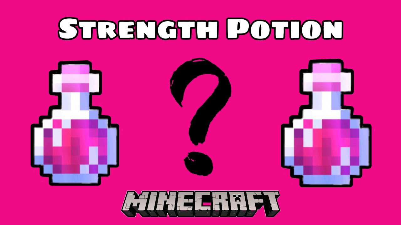 How To Make A Potion Of Strength In Minecraft 1.19 - YouTube