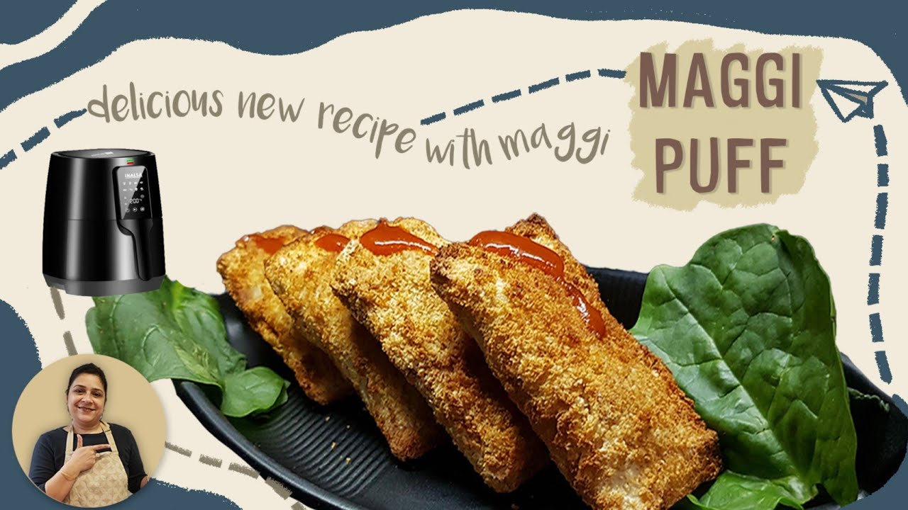 Maggi Puff Recipe in Air Fryer | Maggi Puff at Home #Dietichen - Air ...