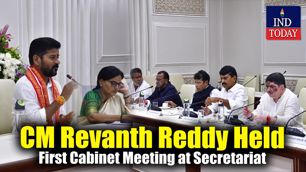 CM Revanth Reddy Conducted First Cabinet Meeting To Implement 6 ...