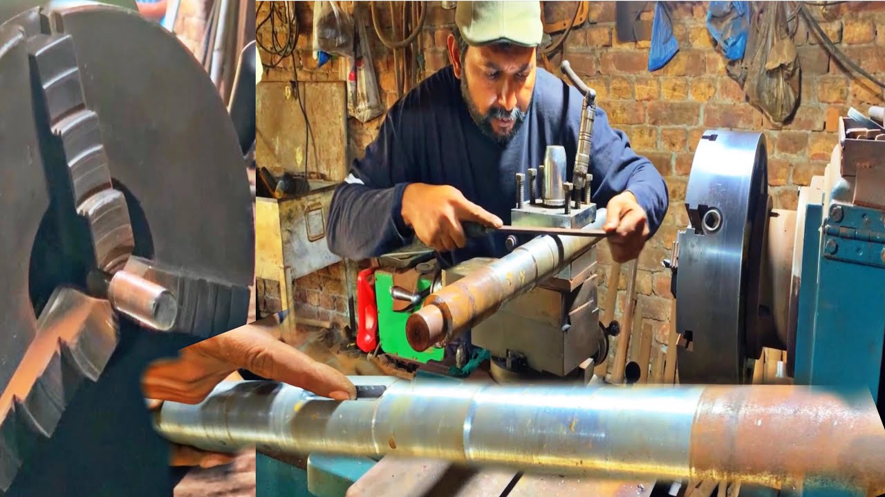 Today video in interesting and hard work how to make cut in soft shaft ...