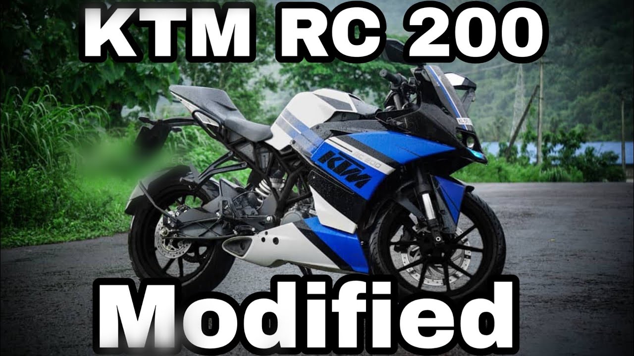 | KTM RC200 Modified | bike modification - YouTube