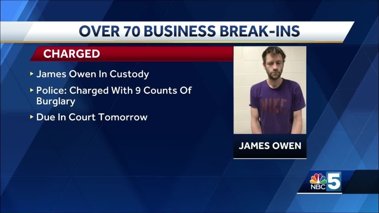 Vermont man arrested after more than 70 businesses were burglarized ...