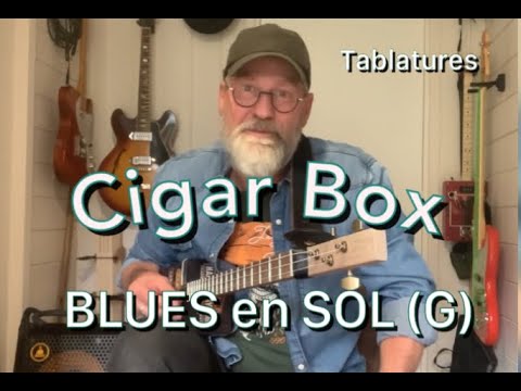 CIGAR BOX BLUES SHUFFLE en G. TUTORIEL + TAB 😎 - YouTube