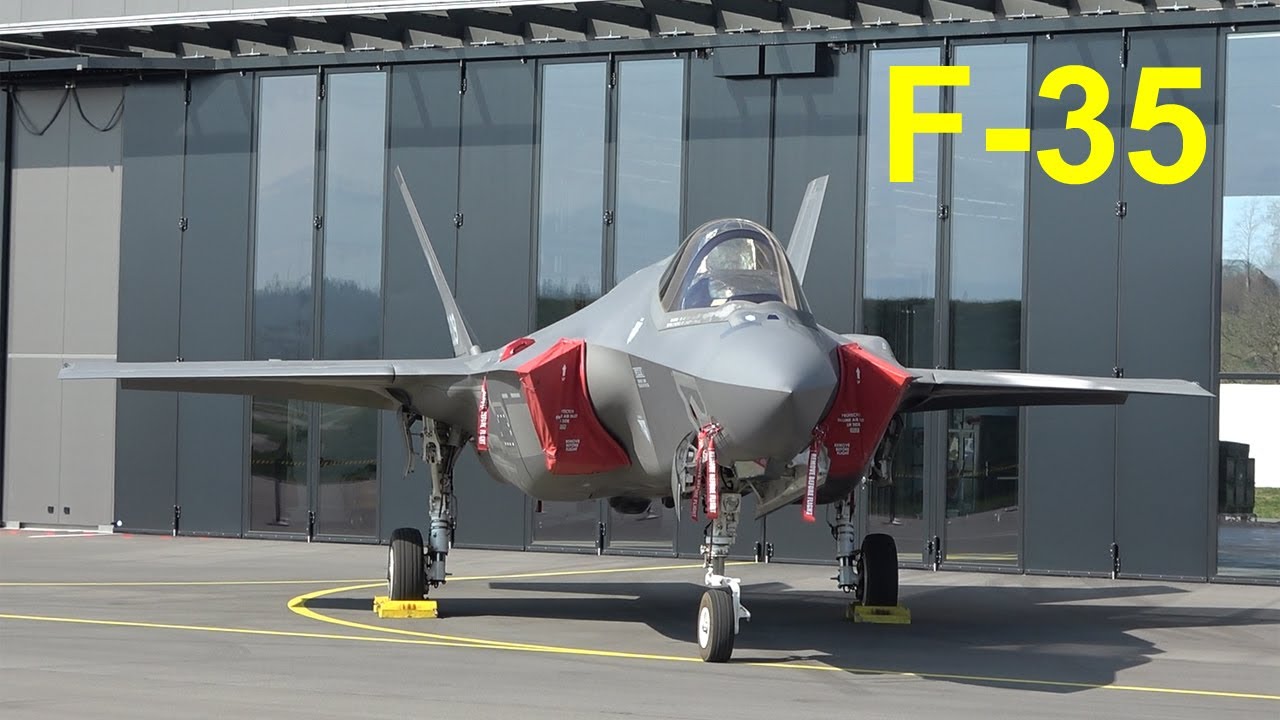 F-35 Lightning II Lockheed Martin, Emmen airbase, Switzerland - YouTube