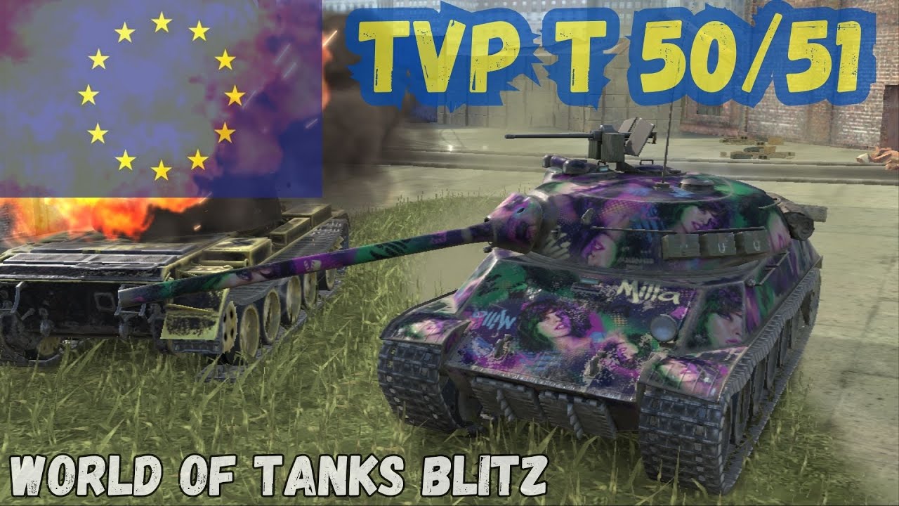 World of Tanks Blitz - Carro Medio - Tier X - TVP T 50/51 - YouTube