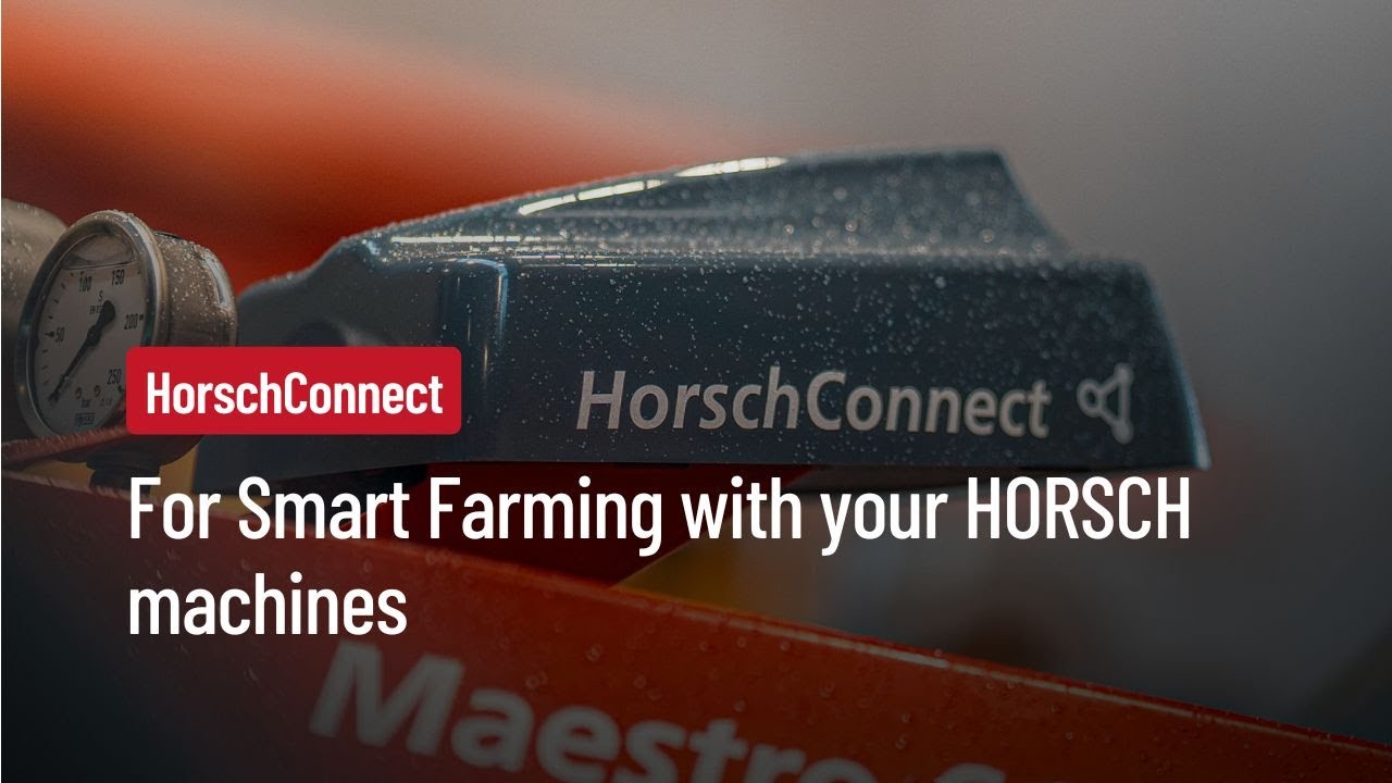 HORSCH - HorschConnect I Smart Farming mit Landmaschinen - YouTube