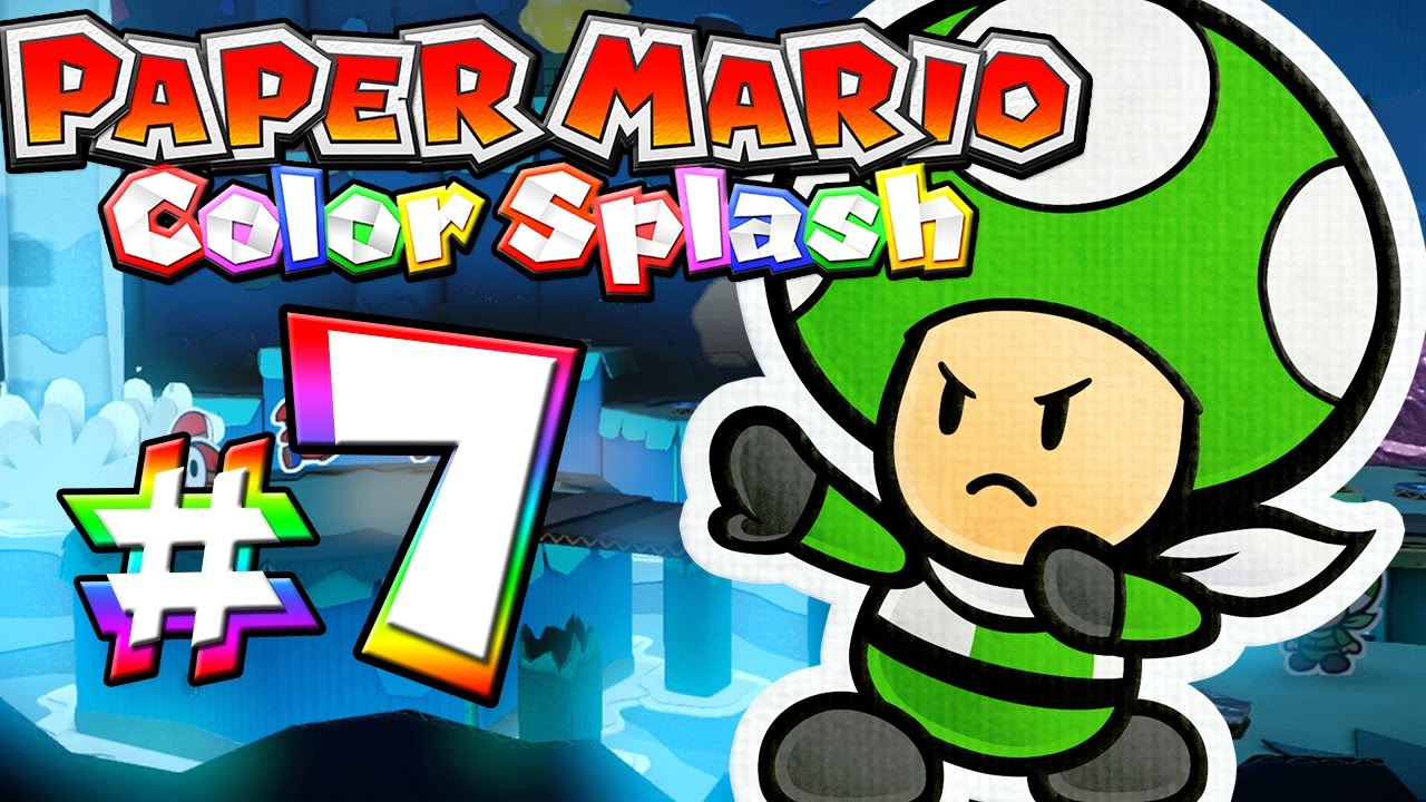 PAPER MARIO: COLOR SPLASH # 07 🎨 Rettet die Retter-Toads! - YouTube