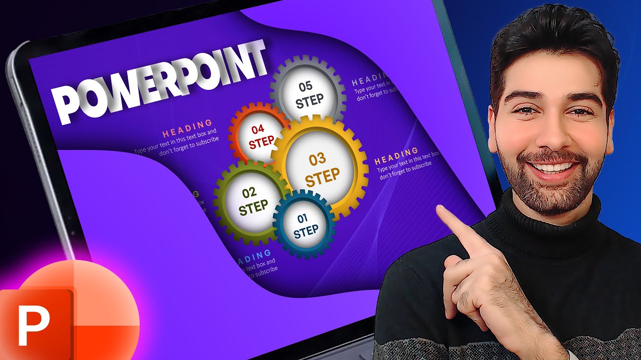 Designing Infographic Slide and Animated Waves, Step by Step in ...