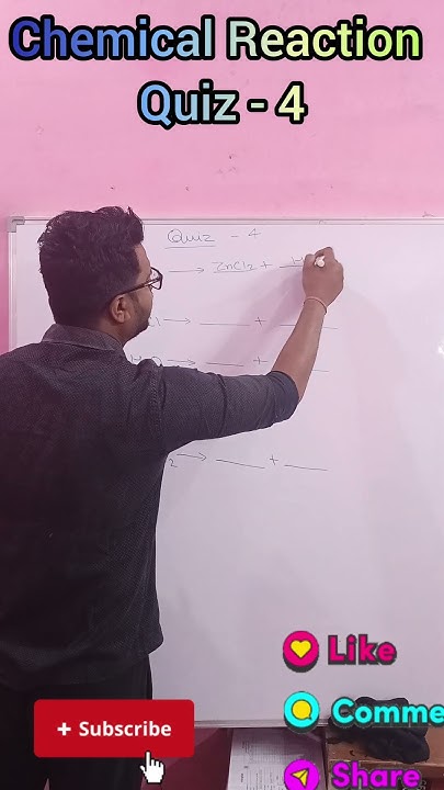 Chemical Reaction Quiz #viral #viralshort #shorts #shoertvideo #amazing ...