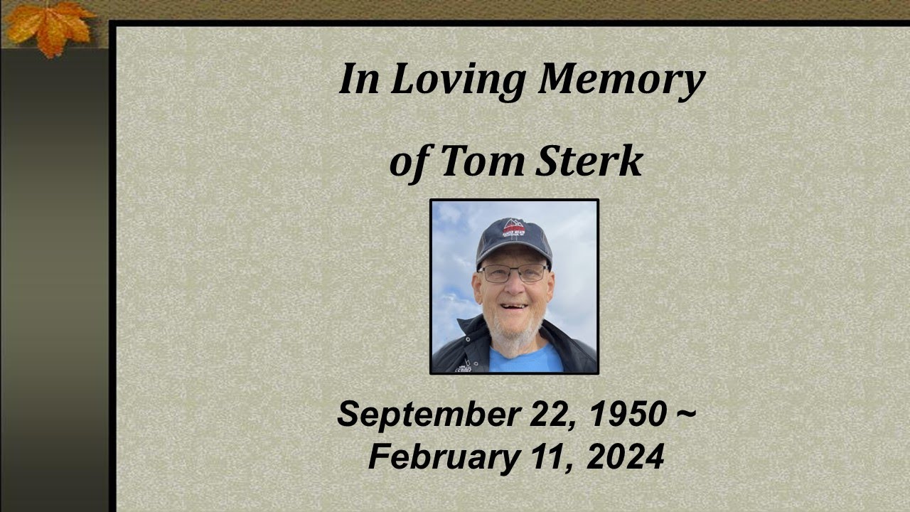 Tom Sterk Memorial - YouTube