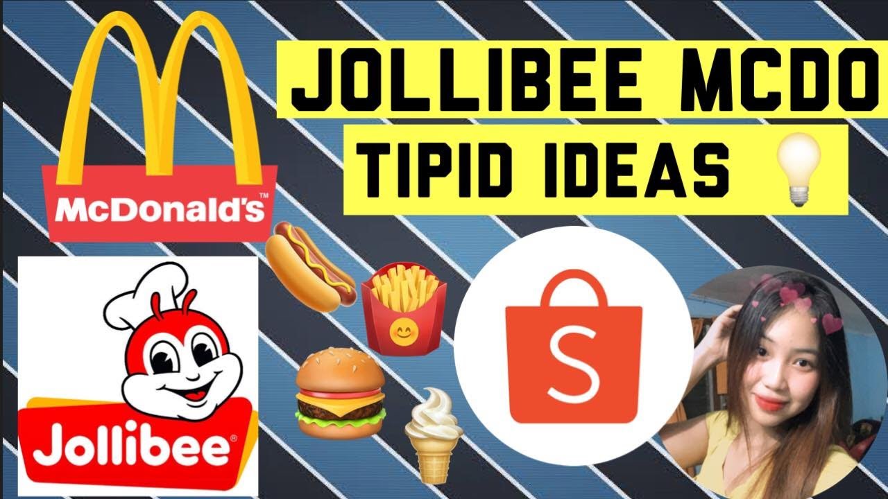 JOLLIBEE AND MCDONALDS TIPID HACKS VIA SHOPEE PHILIPPINES 2021 - YouTube