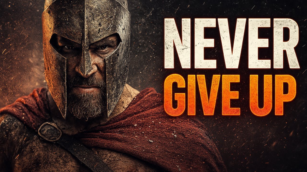 NEVER GIVE UP — The Spartan Discipline That Builds Unbreakable Men ...