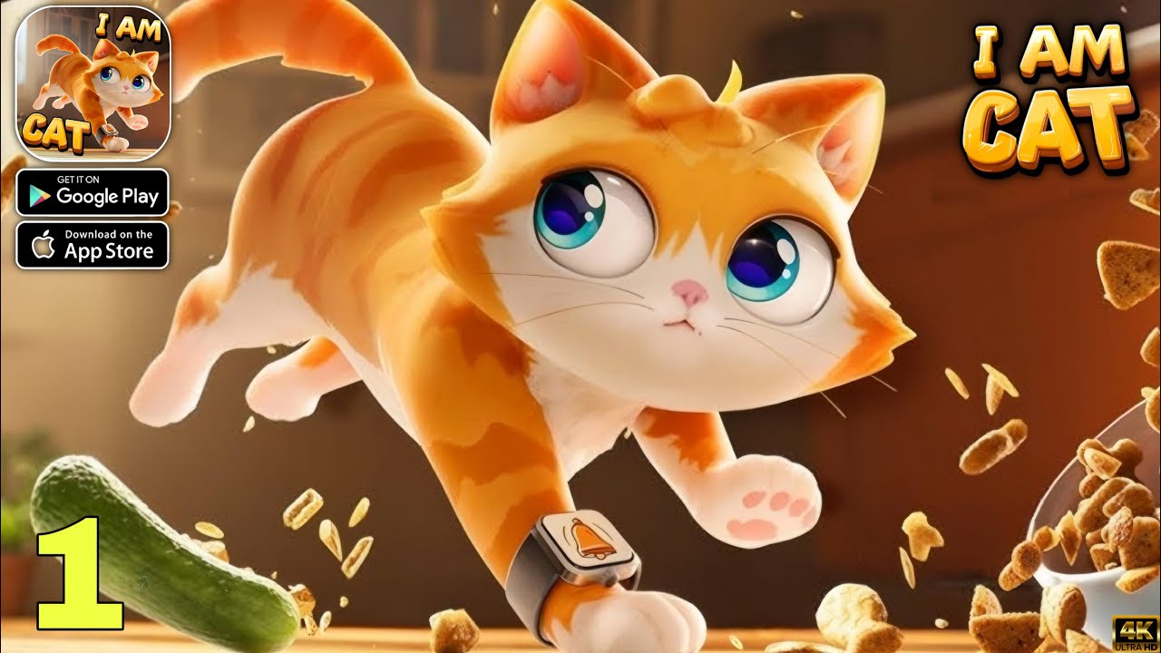 I Am Cat Official Launch Gameplay walkthrough part 1 (Android/iOS ...